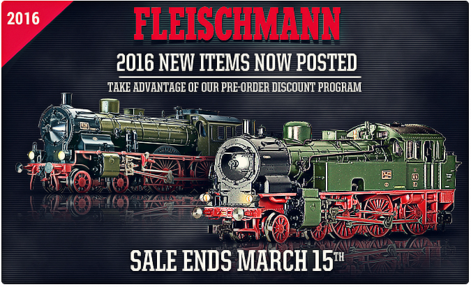 Fleischmann 2016 New Items!