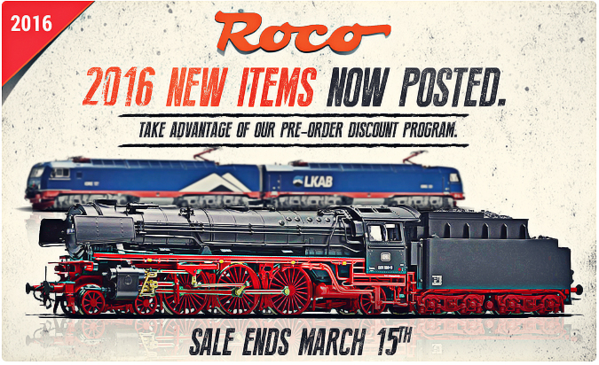 Roco 2016 New Items!